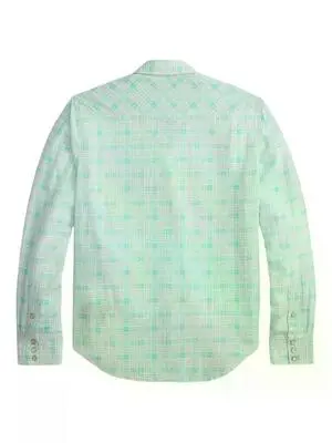 Ralph Lauren Plaid Buttoned Shirt - Blue