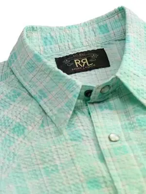 Ralph Lauren Plaid Buttoned Shirt - Blue