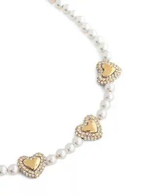 Guess Heart-motif Beaded Necklace