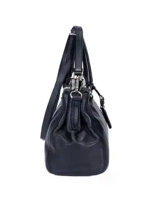 Prada Double Zip Leather Tote Bag