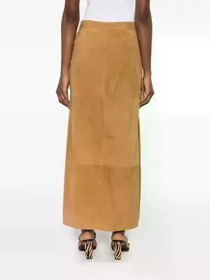 Erika Cavallini Panelled Slit Skirt