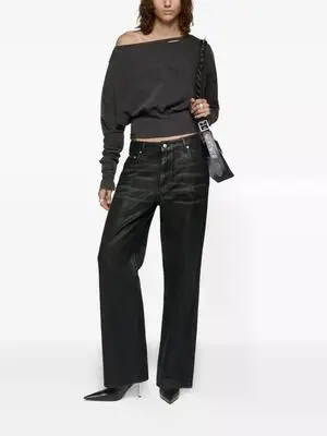 MISBHV Austin Coated Straight-leg Jeans