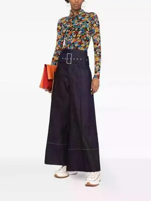 10 CORSO COMO Belted Wide-leg Trousers