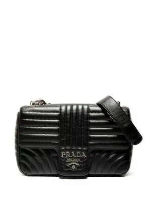 Prada 2010s Diagramme Shoulder Bag
