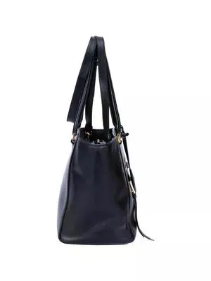 Prada Glace Twin Pocket Leather Tote Bag