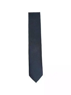 TOM FORD Textured Silk Neck Tie - Blue