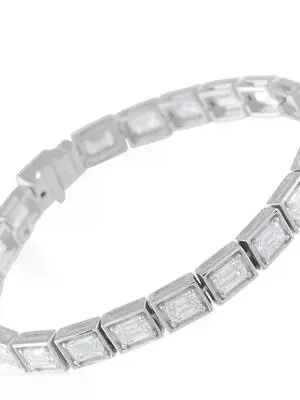 LB EXCLUSIVE 18k White Gold Diamond Bracelet - Silver