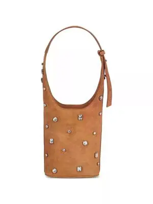 Veronica Beard Crystal-embellished Bucket Bag