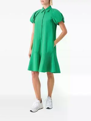 Akris Short-sleeve Midi Dress