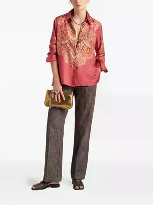 Momoni Nina Placed Print Shirt