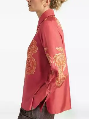 Momoni Nina Placed Print Shirt