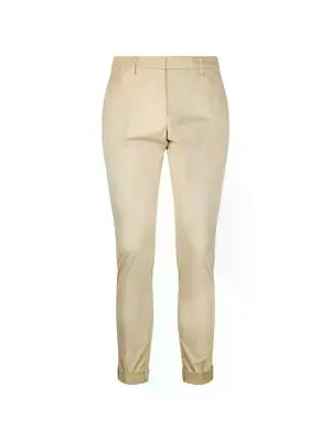 DONDUP Cuffed-hem Trousers - Neutrals