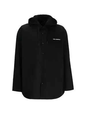 Karl Lagerfeld Logo-lettering Hooded Jacket