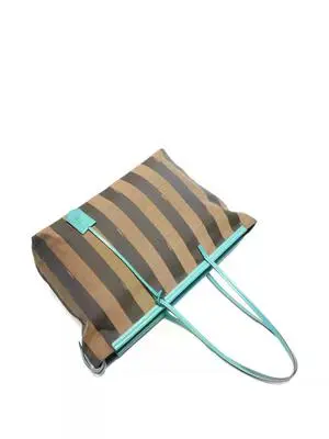 Fendi 1990-2000 Pecan Tote Bag