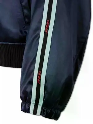 Off-White Striped Bomber Jacket