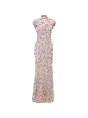 ANIYE BY Uma Embroidered Sequined Maxi Dress