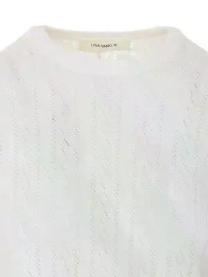 LISA YANG Crew-neck Short-sleeve Sweater