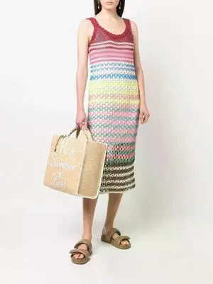Red Valentino Straw Tote Bag