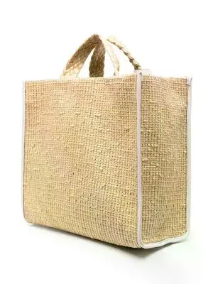 Red Valentino Straw Tote Bag