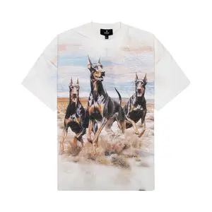 REPRESENT Western Dobermans T-shirt - Cream