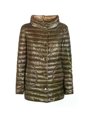 Herno Buttoned Coat - Brown