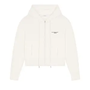 Givenchy Zip Up Cardigan - Cream