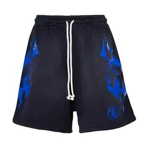 HELLSTAR Flame Logo Track Shorts