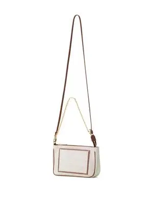 LANVIN Embroidered-logo Crossbody Bag