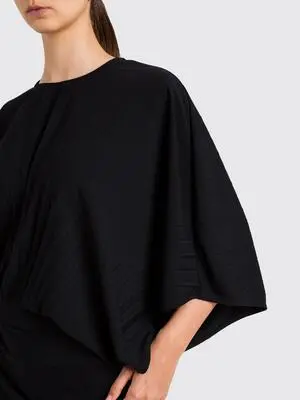 TWINSET Crêpe Blouse With Relaxed Fit And Crew Neck