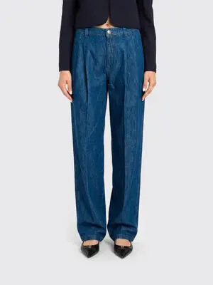 TWINSET Wide-leg Cotton Jeans