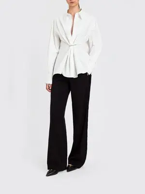 TWINSET Wide Leg Palazzo Trousers - Black