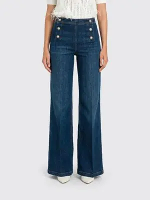 TWINSET Wide-leg Stretch Jeans