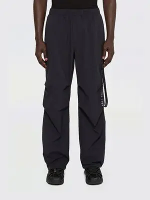 44 LABEL GROUP Stretch Technical Fabric Sport Trousers - Black