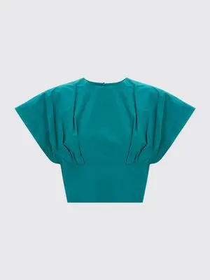 Pinko Cropped Top With Kimono Sleeves - Green