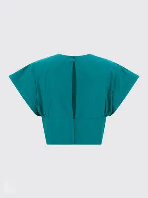 Pinko Cropped Top With Kimono Sleeves - Green