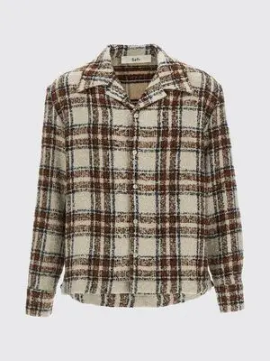 Séfr Wool Blend Check Shirt - Multicolor