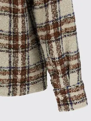 Séfr Wool Blend Check Shirt - Multicolor