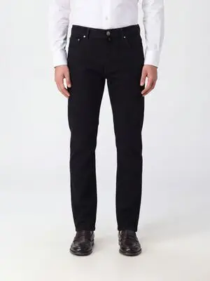 Jacob Cohen Straight Stretch Denim Jeans - Black