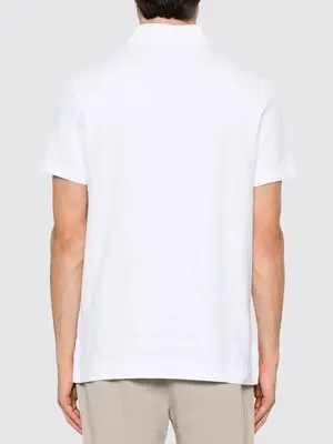 Canada Goose Logo Cotton Polo Shirt - White
