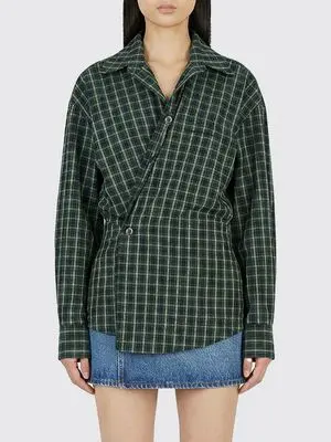 Alexander Wang Cotton And Denim Chemisier Dress