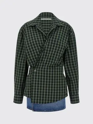 Alexander Wang Cotton And Denim Chemisier Dress