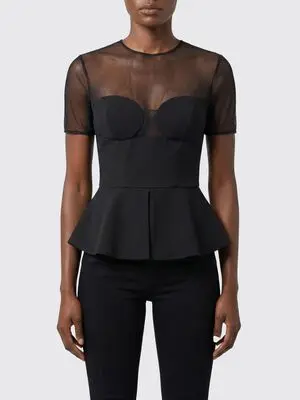 NENSI DOJAKA Virgin Wool Blend Top - Black