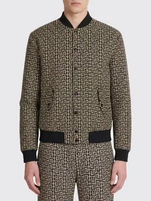 Balmain Reversible Monogram Bomber Jacket - Black