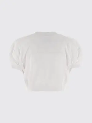 VIVIENNE WESTWOOD Cropped T-shirt With Embellished Logo