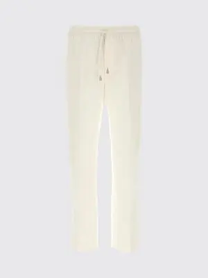 Brioni Linen And Cotton Drawstring Trousers