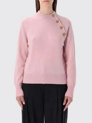 Balmain Balmain Button Detailed Sweater Pink