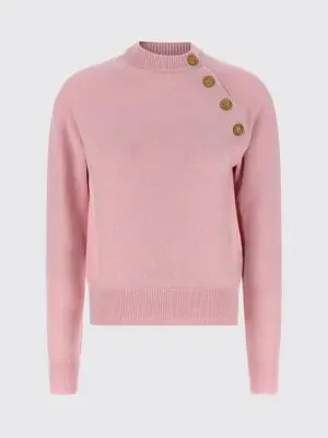 Balmain Button Detailed Sweater - Pink