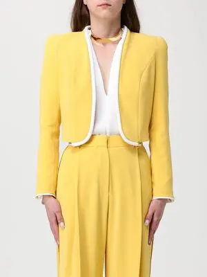 Elisabetta Franchi Cropped Jacket - Ivory