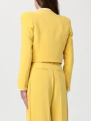 Elisabetta Franchi Cropped Jacket - Ivory