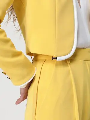 Elisabetta Franchi Cropped Jacket - Ivory